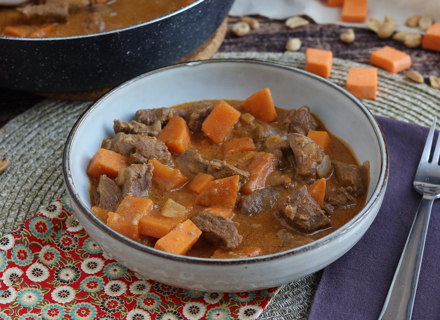 African mafé beef: easy and tasty recipe