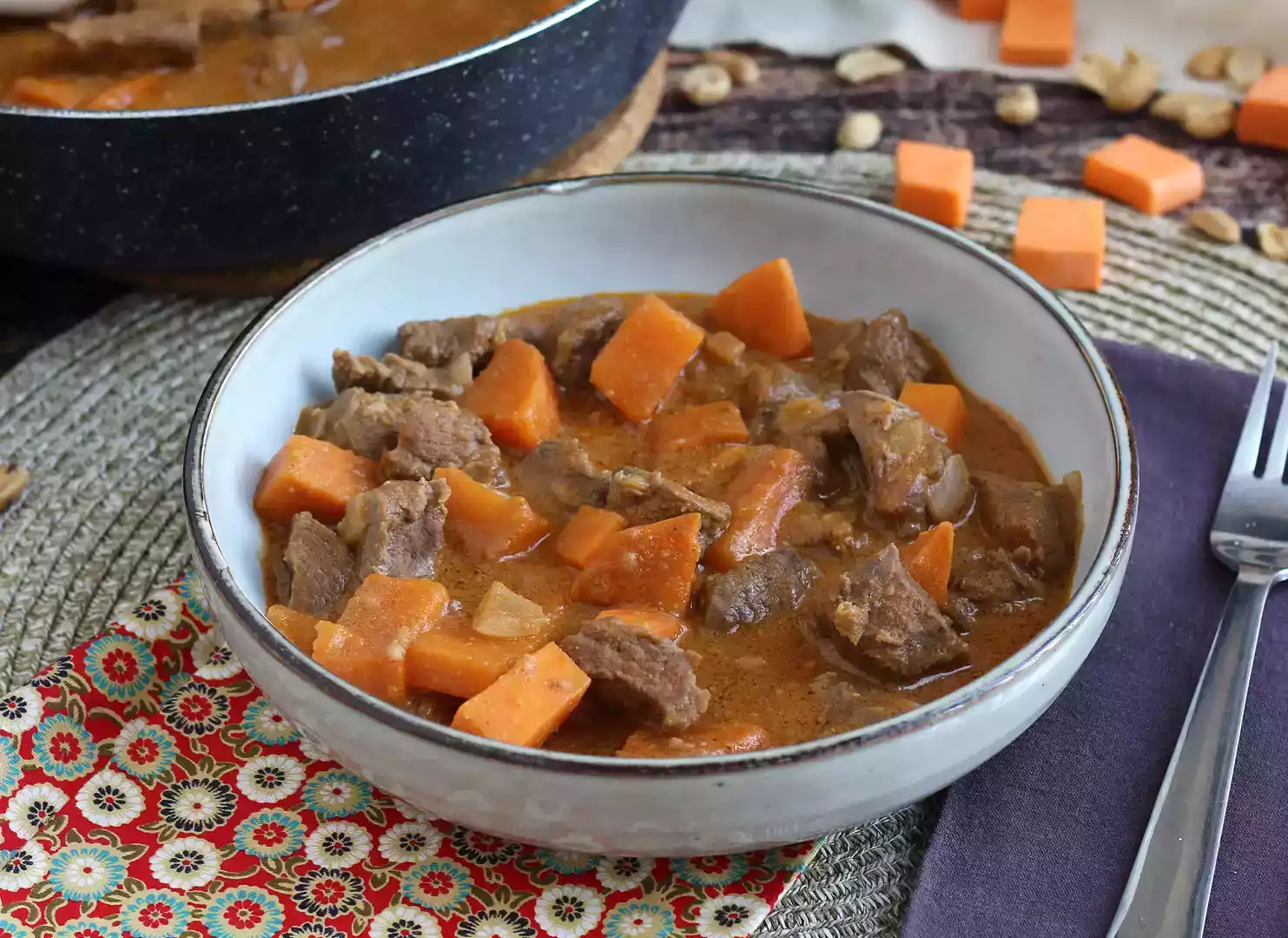 African mafé beef: easy and tasty recipe