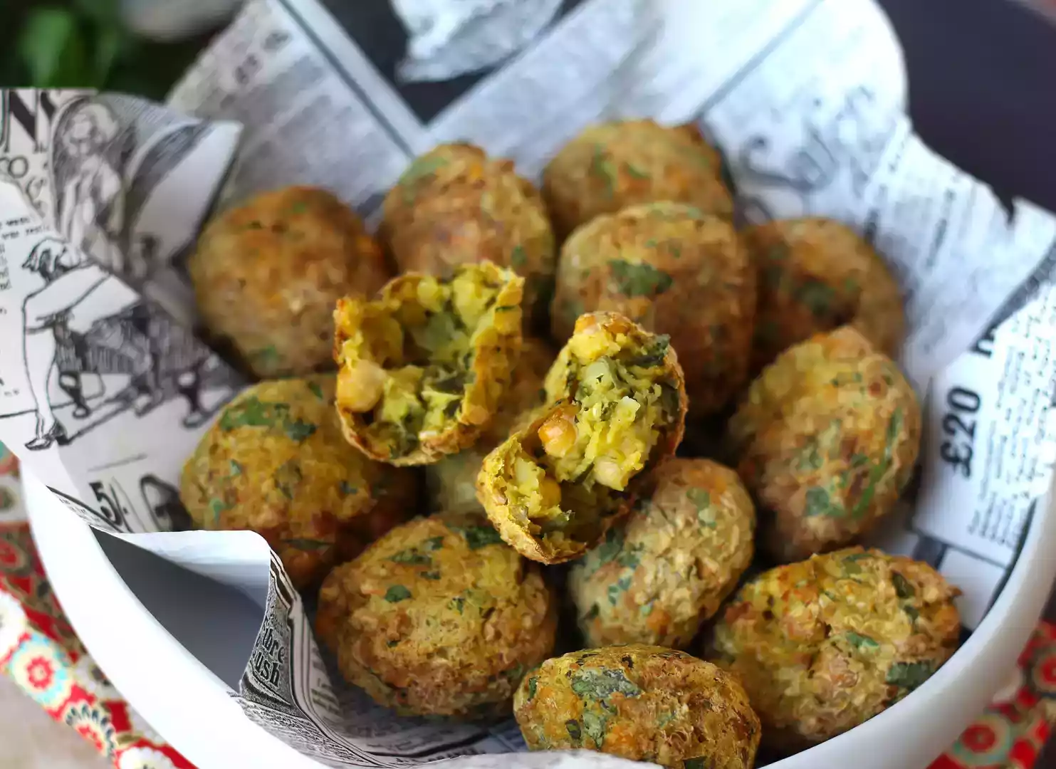 Air fryer falafel recipe for a crispy result without frying
