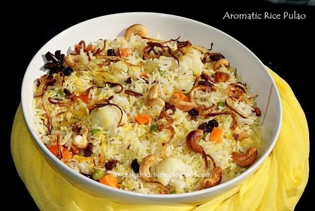 Aromatic rice pulao - Recipe Petitchef