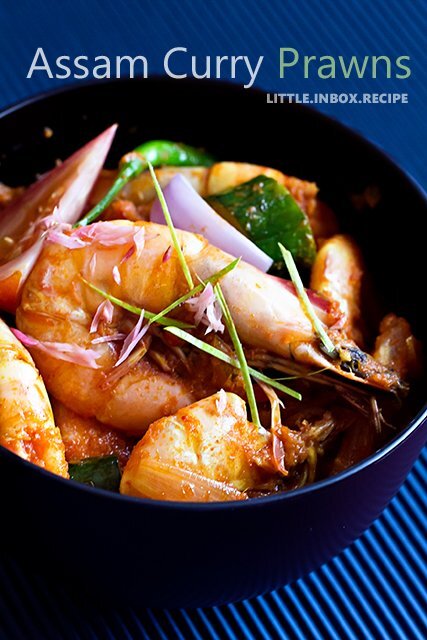 Assam curry prawns recipe