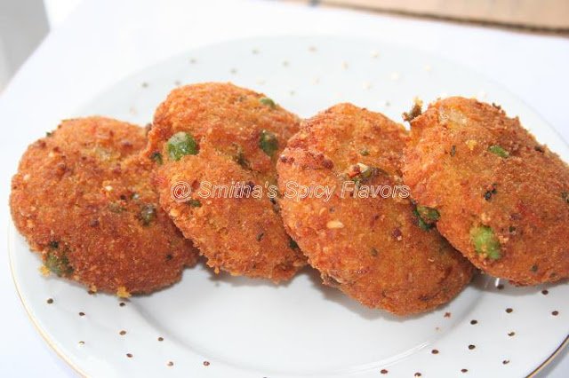 Atukula cutlet recipe, poha vada, beaten flat rice tikki