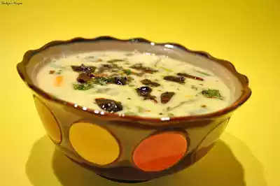 Bachhali pulusu recipe with buttermilk soup