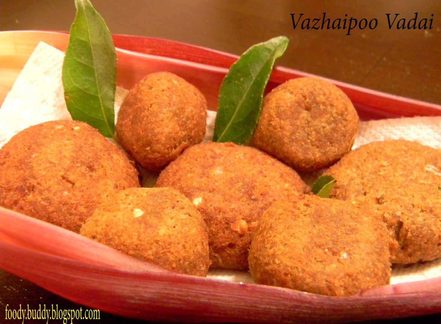 Banana flower fritter/ vazhaipoo vadai - Recipe Petitchef