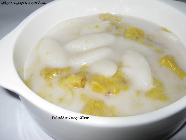 Banana stew recipe: ethakka curry/payasam