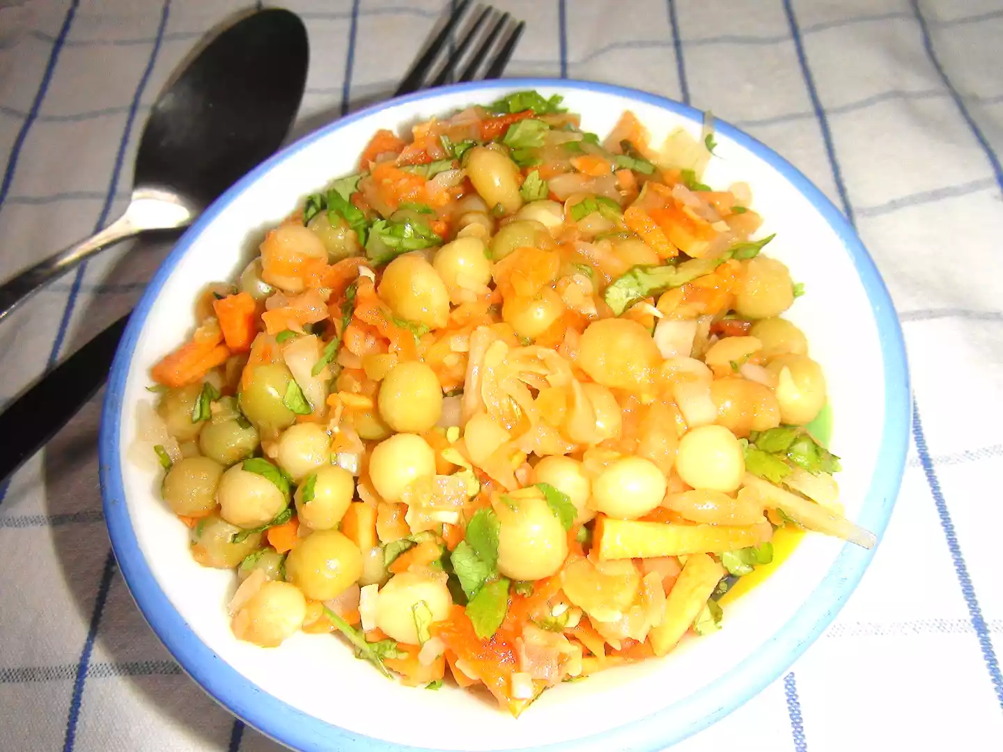 Batani masala recipe (peas chat) - easy and tasty dinner