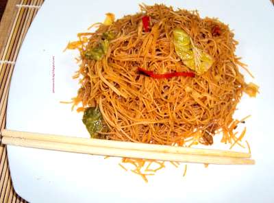 Bee hoon(rice vermicelli) - Recipe Petitchef