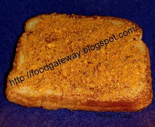 Bread toast with groundnut chutney pudi - Recipe Petitchef