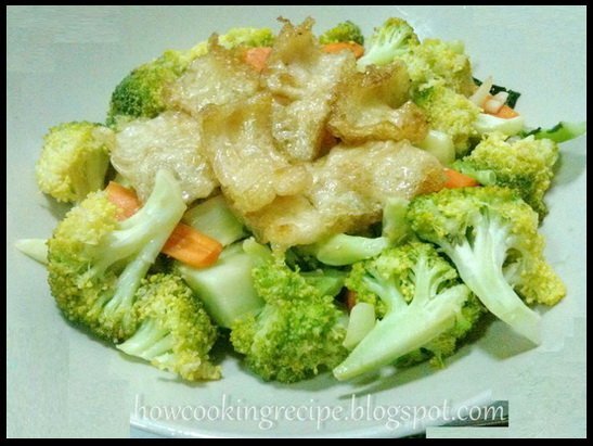 Broccoli fish maw recipe