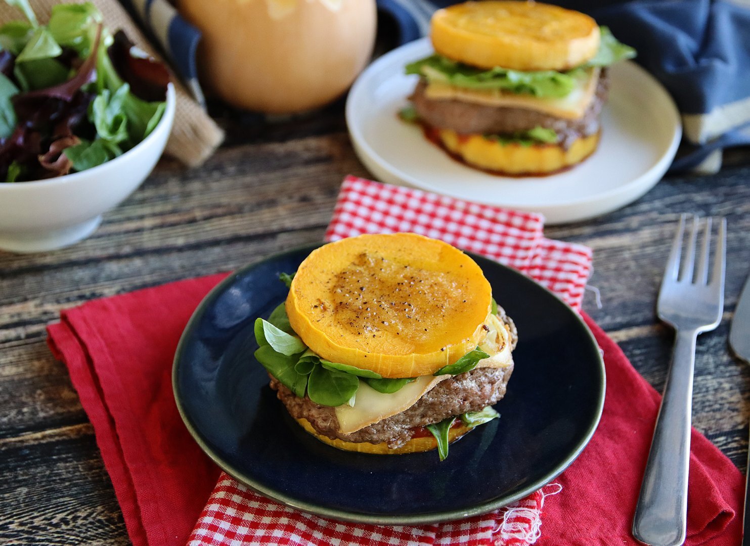 Butternut burger recipe: no bread needed