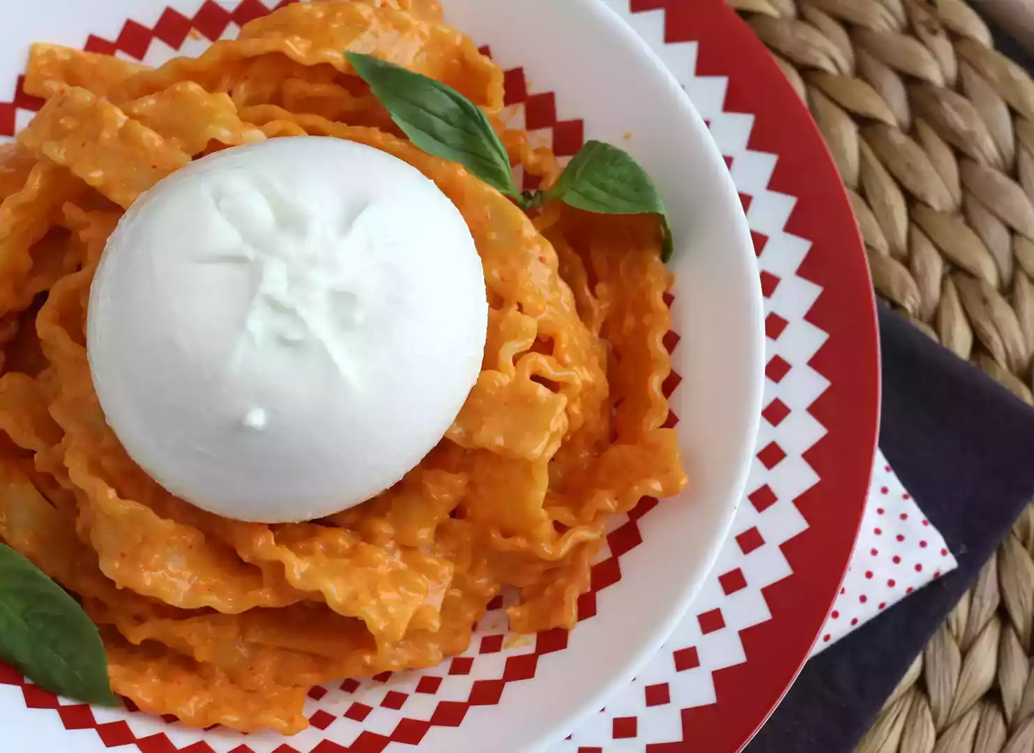 Calabrian pesto and creamy burrata recipe
