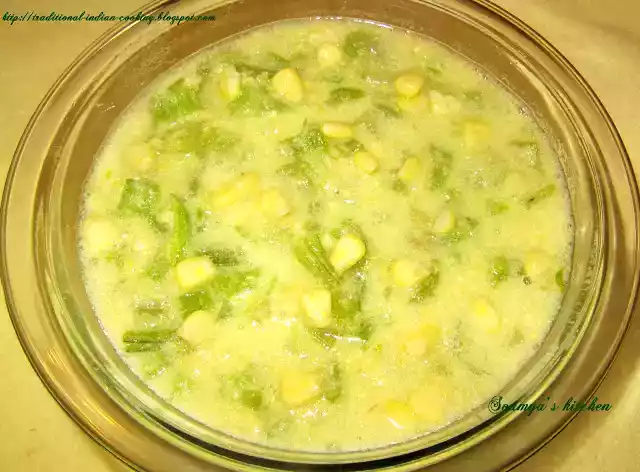 Celery and sweet corn soup recipe