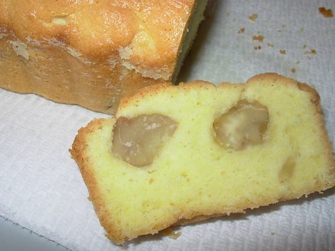 Chestnut pound cake recipe