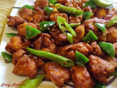 Chilli chicken 65 - Recipe Petitchef