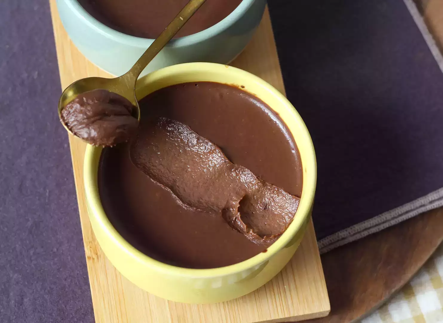 Chocolate banana cream dessert with just 3 ingredients!