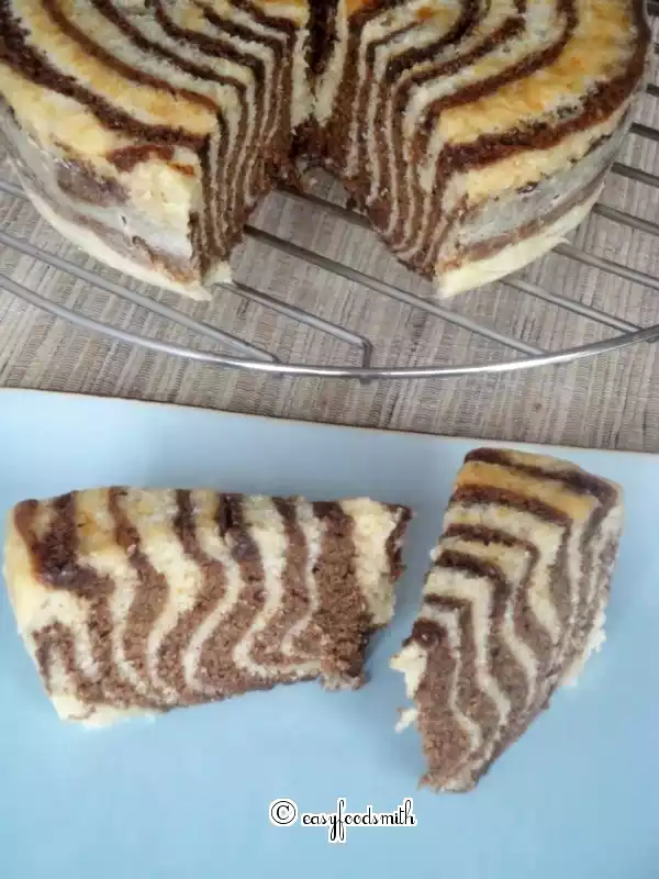 Chocolate & banana zebra cake recipe: a simple dessert guide