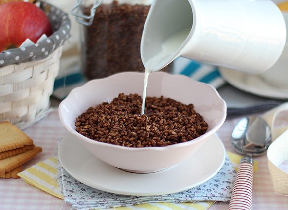 Chocolate puffed rice recipe - coco pops copycat