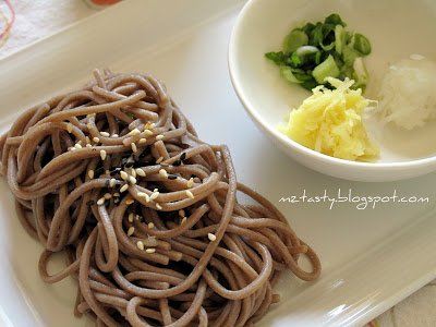 Cold soba noodles/buckwheat noodles - Recipe Petitchef