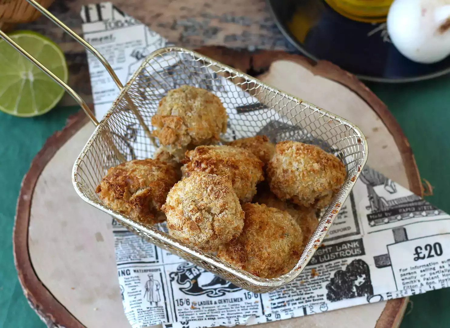 Recipe: crispy tuna fritters with air fryer