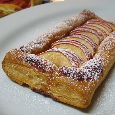 Easy apple tart recipe and shabby apple dessert