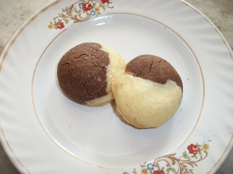 Eggless marbled cookies - Recipe Petitchef