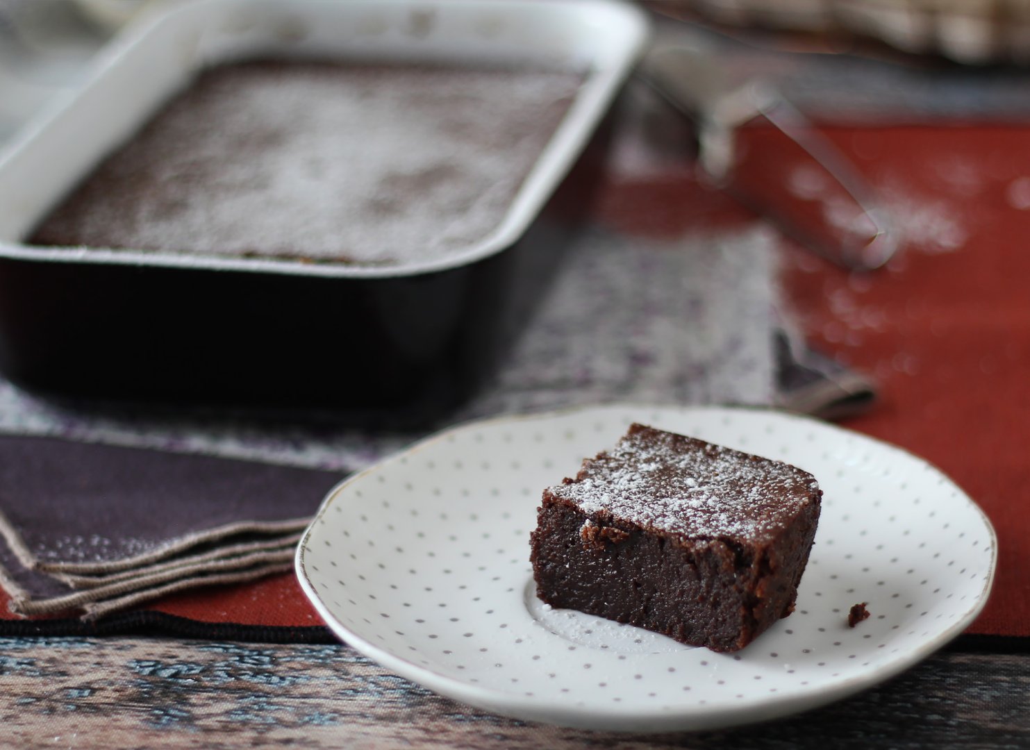 Easy chocolate chestnut cream cake recipe, 4 ingredients