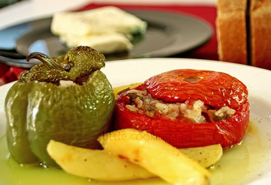 Gemista: a greek recipe for stuffed tomatoes and bell peppers - Recipe ...