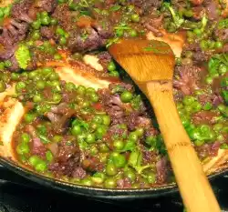 Gobi mattar recipe: purple cauliflower and pea curry