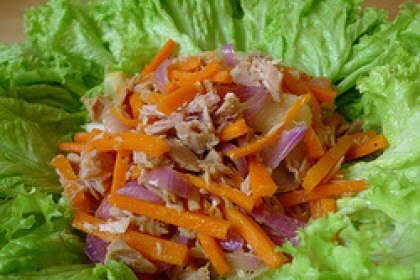 Harumi's carrot and tuna salad recipe - healthy and tasty