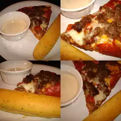 Homemade pizza hut pan pizza recipe with ranch & breadsticks