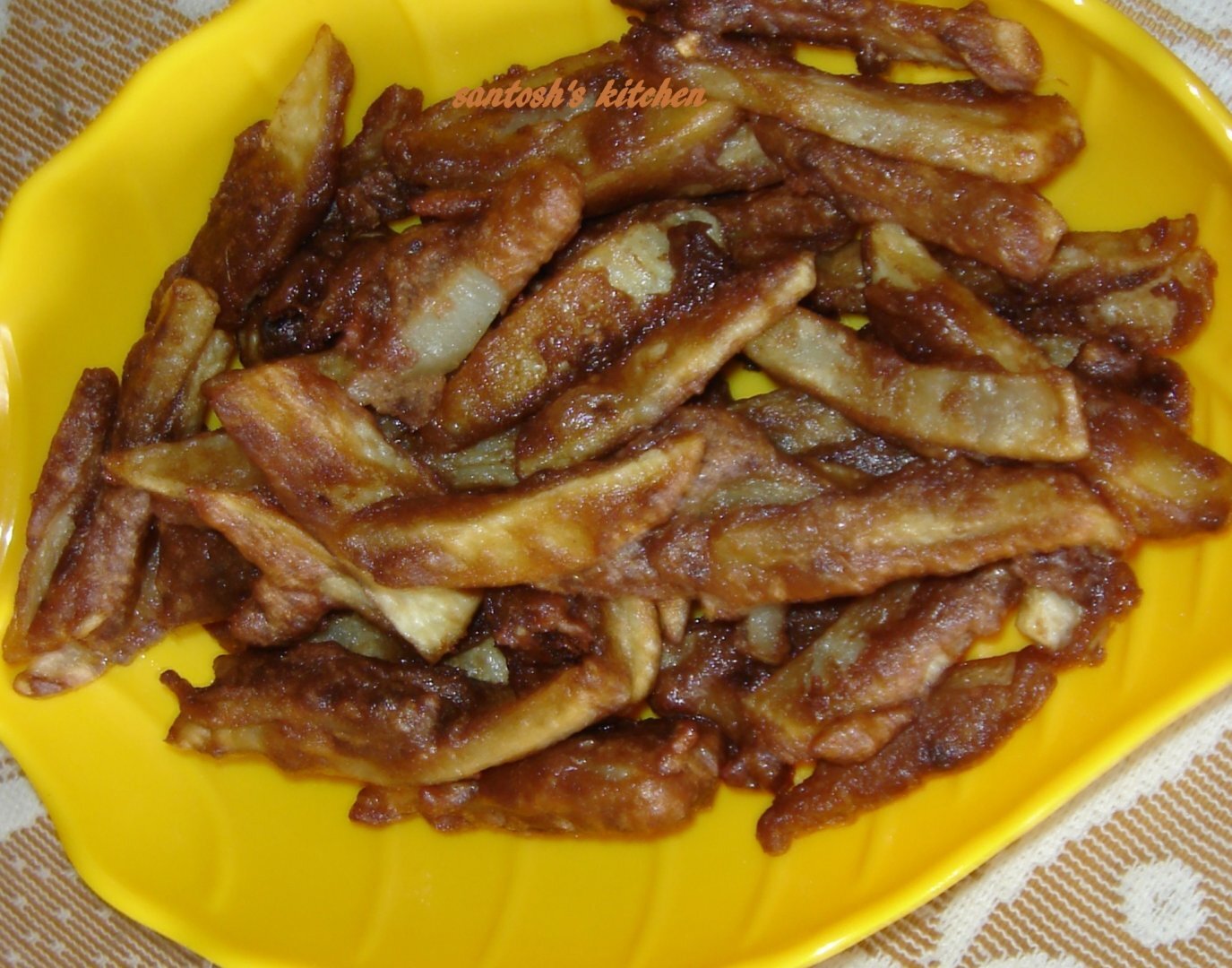 Honey chili potatoes - Recipe Petitchef