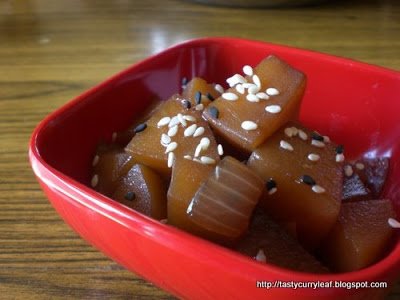 Kamja jorim -potatoes in soy sauce - Recipe Petitchef
