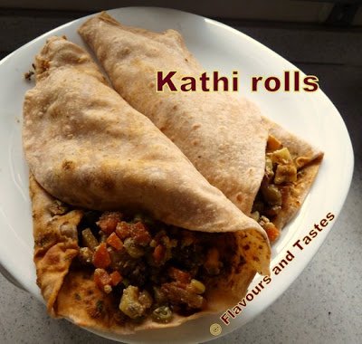 Kathi rolls recipe