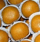 Kesar peda, coconut barfi, besan chakki & whole wheat flour laddu ...