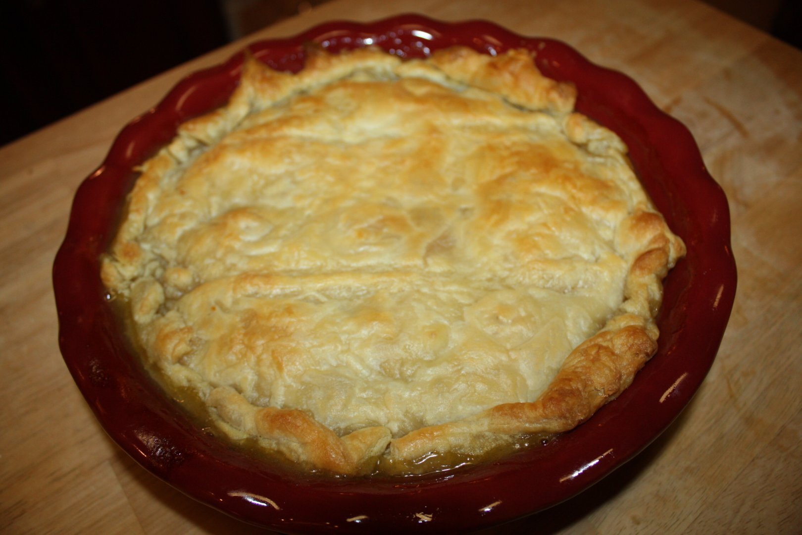 Light chicken pot pie recipe - easy and tasty dinner
