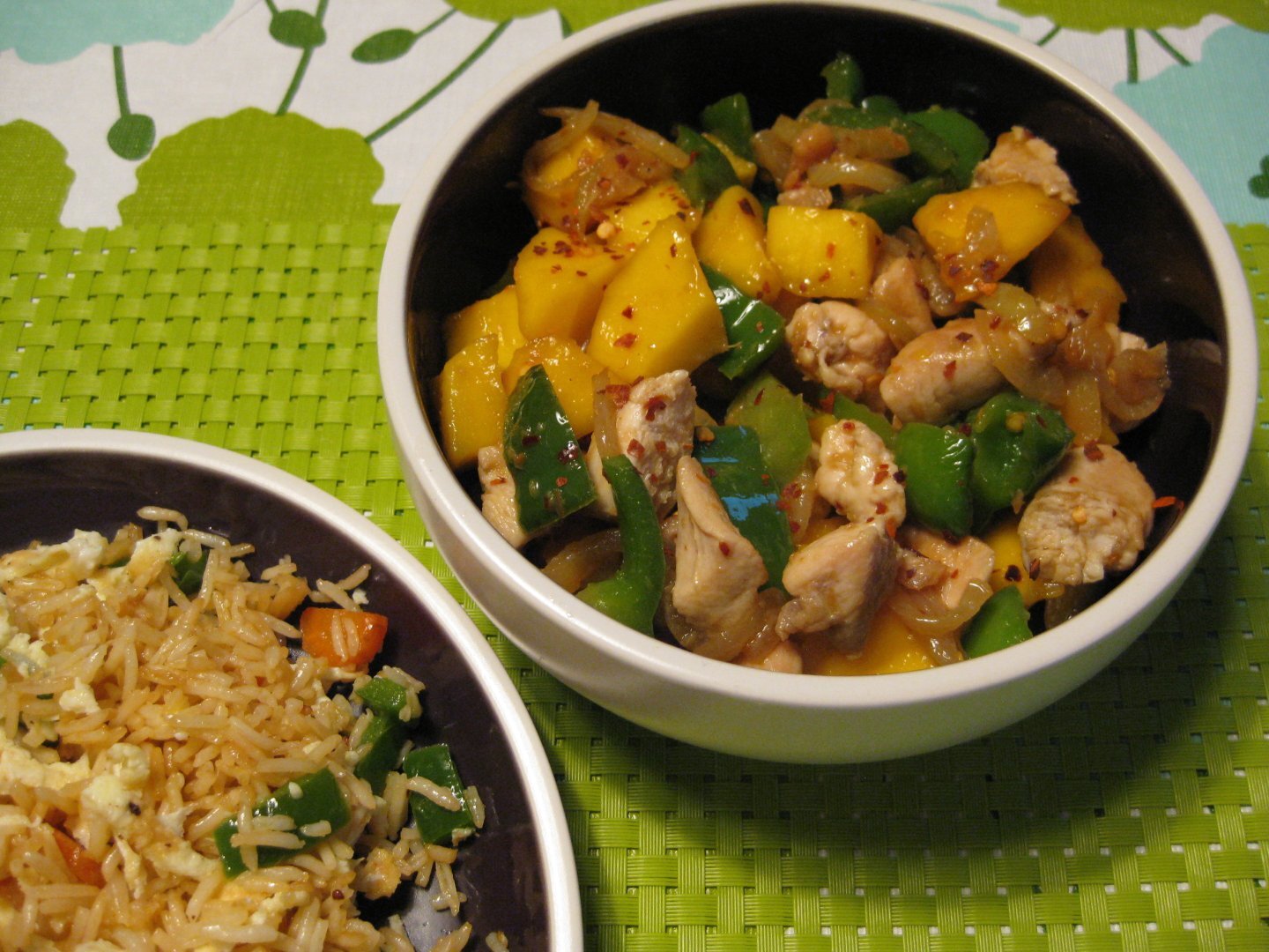 Mango chicken stirfry recipe: quick and easy dinner idea