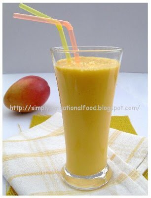Mango milkshake recipe