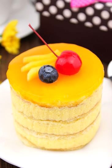 Mango mirror cake recipe