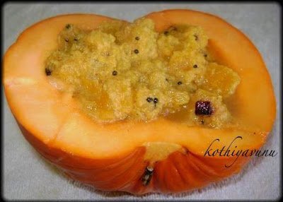 Mathanga pulinkari /pumpkin in coconut & tamarind sauce - Recipe Petitchef