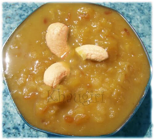 Moong dal kheer recipe / pesara pappu payasam
