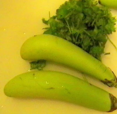 Mysore badnekai recipe - green eggplant with coriander
