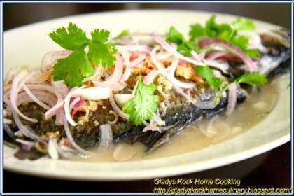 Nyonya style steamed fish recipe: a tasty family dinner