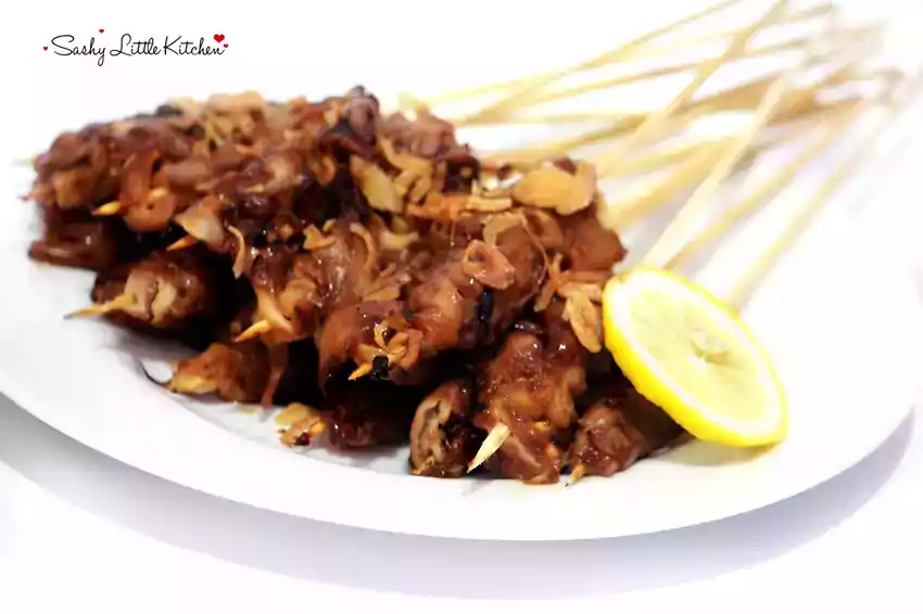 Oyster mushroom satay recipe - easy and tasty dinner idea