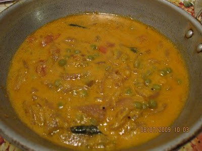 Pattani kurma (green peas curry) - Recipe Petitchef
