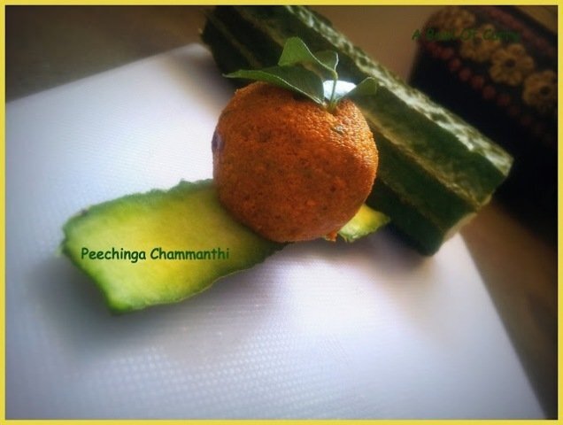 Peechainga chammanthi recipe: healthy and tasty dish
