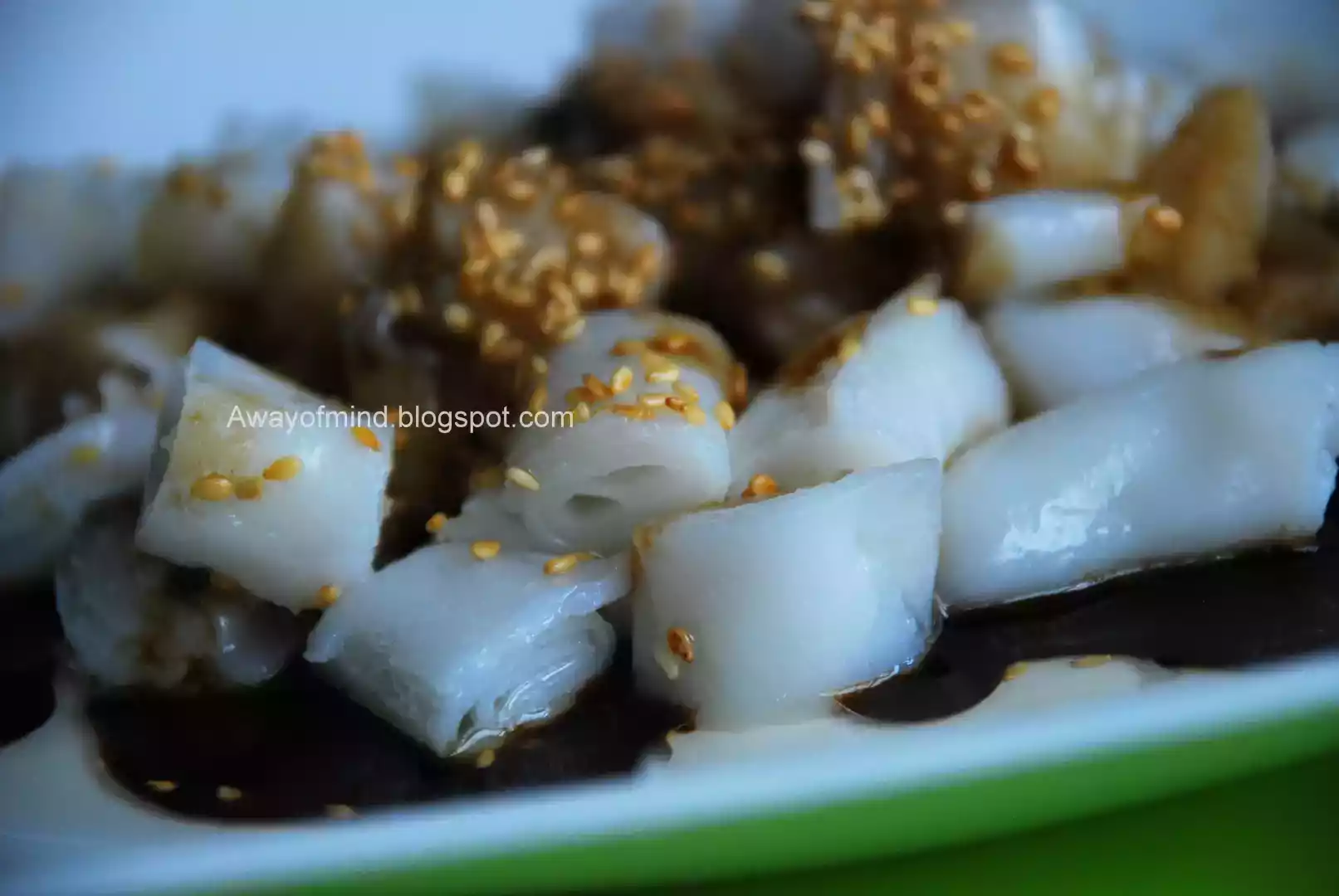 Penang chee cheong fun recipe with shrimp paste