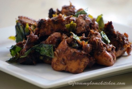 Pepper n cardamom chicken dry recipe