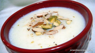 Phirni - rice pudding - Recipe Petitchef