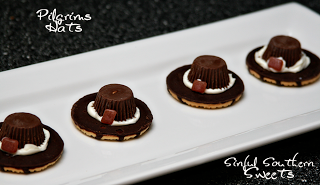 Pilgrim hats - thanksgiving food craft recipe for kids