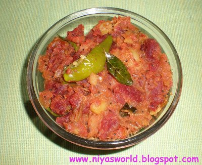 Potato beetroot bhaji - Recipe Petitchef